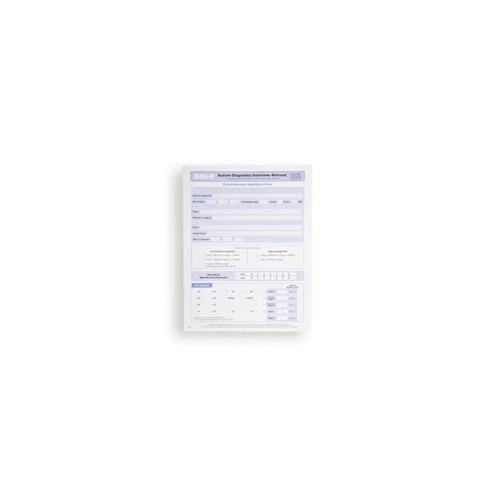 ADI R Comprehensive Algorithm Form Pack Of 10