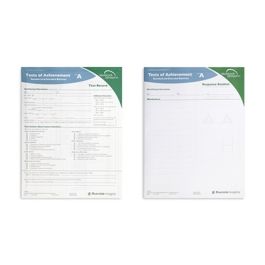 WJ IV Achievement Form A Test Record and Response Booklet with Score ...