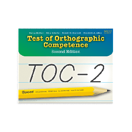 (TOC-2) Test of Orthographic Competence, Second Edition