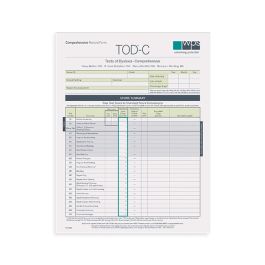 TOD-C Print Record Form Grade 1-Adult (Pack of 10)