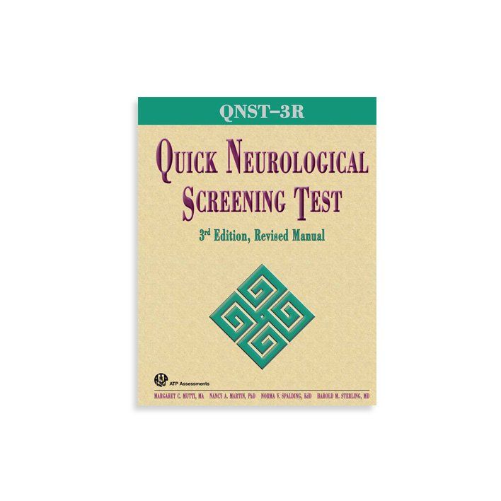 (QNST-3R) Quick Neurological Screening Test, Third Edition Revised