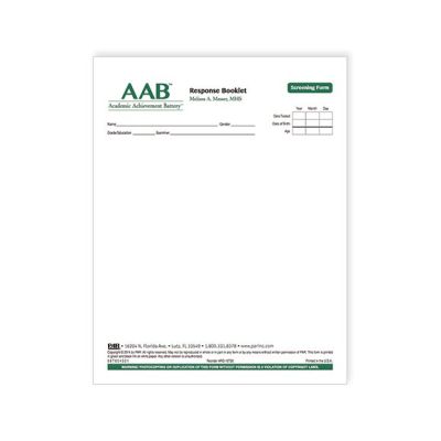 (AAB) Academic Achievement Battery