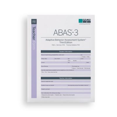 (ABAS®-3) Adaptive Behavior Assessment System, Third Edition