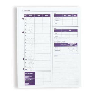 (Bender-Gestalt II) Bender Visual-Motor Gestalt Test, Second Edition