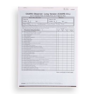 (CAARS) Conners' Adult ADHD Rating Scales