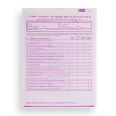 (CAARS) Conners' Adult ADHD Rating Scales