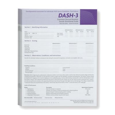(DASH-3) Development Assessment for Severely Disabled