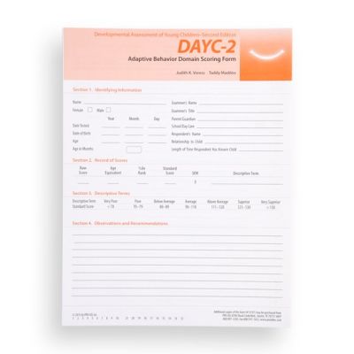 (DAYC-2) Developmental Assessment of Young Children