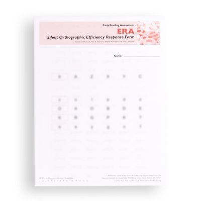 (ERA) Early Reading Assessment