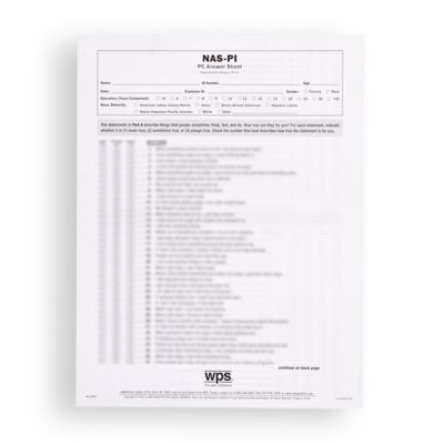 (NAS-PI™) Novaco Anger Scale and Provocation Inventory™