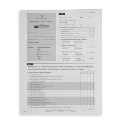 (OQ™) Overeating Questionnaire™