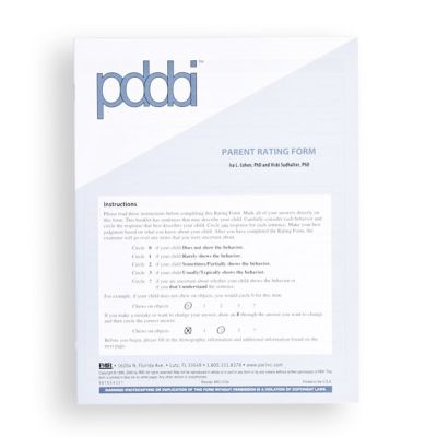 (PDDBI) PDD Behavior Inventory