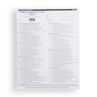(PIC™-2) Personality Inventory for Children™, Second Edition