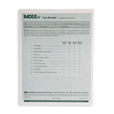 (RADS-2) Reynolds Adolescent Depression Scale, Second Edition