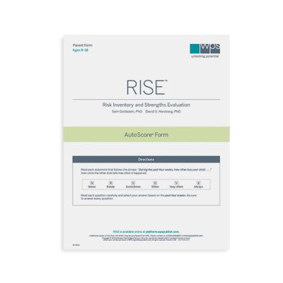 (RISE Assessment) Risk Inventory and Strengths Evaluation