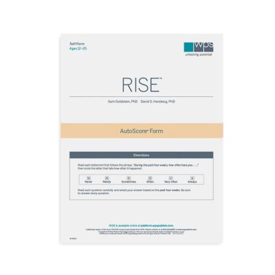 (RISE Assessment) Risk Inventory and Strengths Evaluation