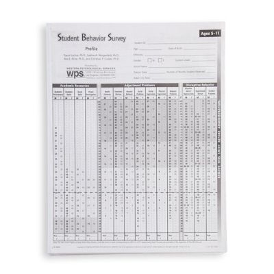 (SBS): Student Behavior Survey