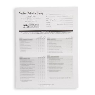 (SBS): Student Behavior Survey