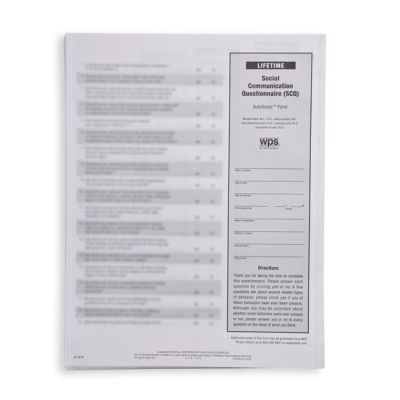 (SCQ) Social Communication Questionnaire