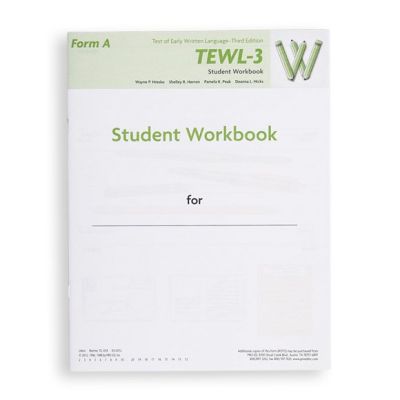 (TEWL-3) Test of Early Written Language, Third Edition