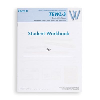 (TEWL-3) Test of Early Written Language, Third Edition