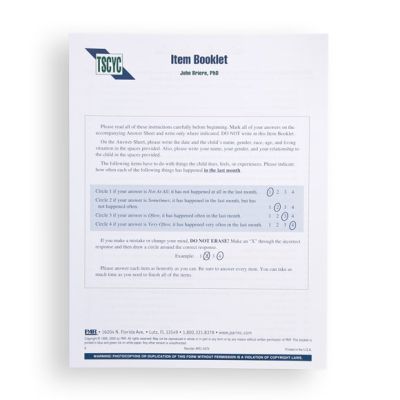 (TSCYC) Trauma Symptom Checklist for Young Children