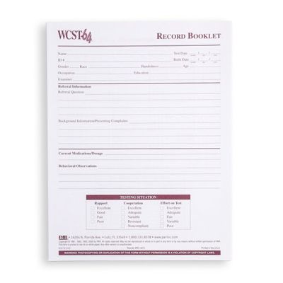 (WCST) Wisconsin Card Sorting Test