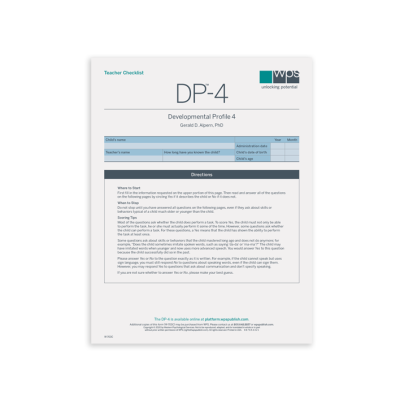(DP™-4) Developmental Profile 4