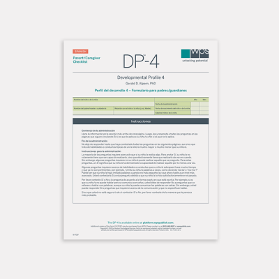 (DP™-4) Developmental Profile 4
