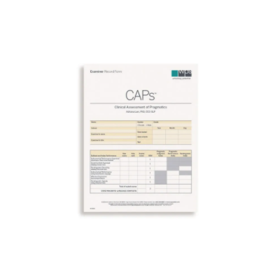 (CAPs) Clinical Assessment of Pragmatics