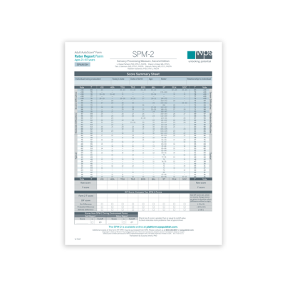 (SPM™-2) Sensory Processing Measure, Second Edition and SPM-2 Quick Tips™
