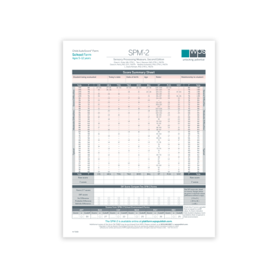 (SPM™-2) Sensory Processing Measure, Second Edition and SPM-2 Quick Tips™
