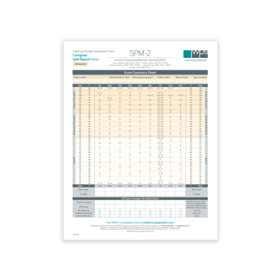 (SPM™-2) Sensory Processing Measure, Second Edition and SPM-2 Quick Tips™