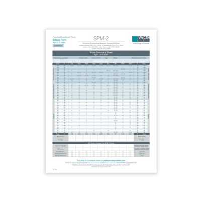 (SPM™-2) Sensory Processing Measure, Second Edition and SPM-2 Quick Tips™