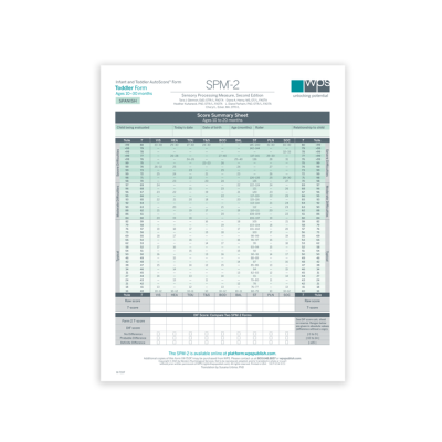 (SPM™-2) Sensory Processing Measure, Second Edition and SPM-2 Quick Tips™