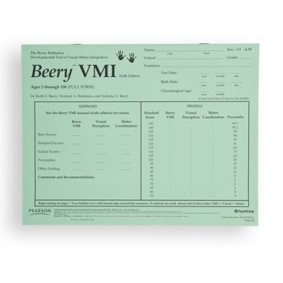 (Beery VMI) Visual-Motor Development Assessment