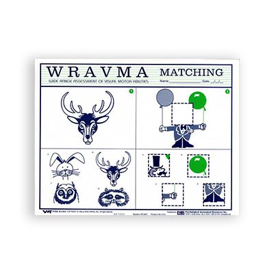 (WRAVMA) Wide Range Assessment of Visual Motor Abilities