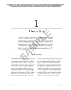 (SPM™-2) Sensory Processing Measure, Second Edition and SPM-2 Quick Tips™