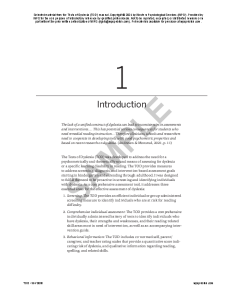 (TOD™) Tests of Dyslexia