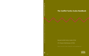 (CTS™) Conflict Tactics Scales™