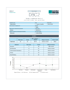 (DBC™2) Developmental Behavior Checklist 2