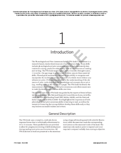 (PPA Scale) Phonological and Print Awareness Scale
