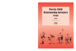 (PCRI™) Parent-Child Relationship Inventory™