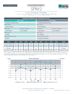 (SPM™-2) Sensory Processing Measure, Second Edition and SPM-2 Quick Tips™