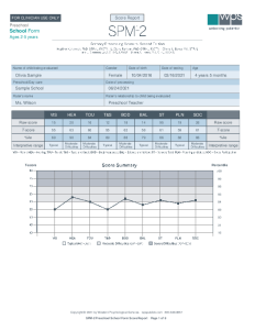 (SPM™-2) Sensory Processing Measure, Second Edition and SPM-2 Quick Tips™