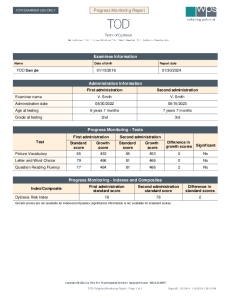 (TOD™) Tests of Dyslexia